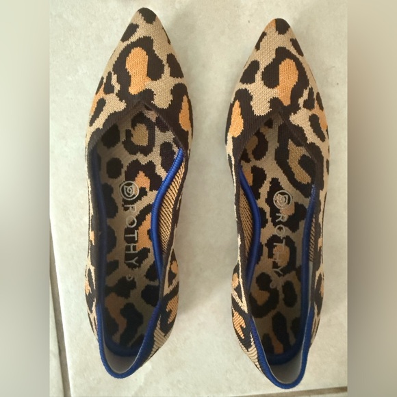 Rothy's | Shoes | Rothys Leopard Print Point Flats | Poshmark